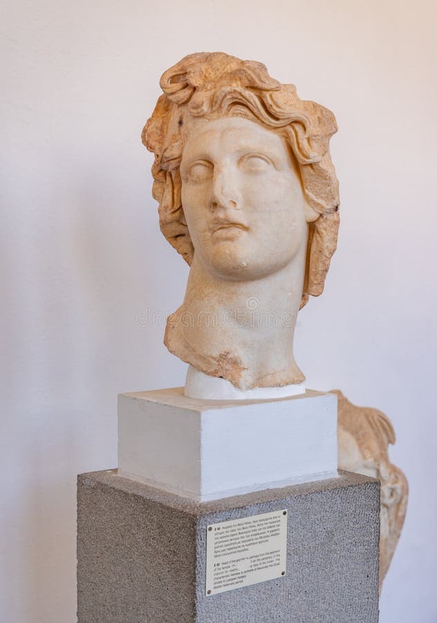 Archaeological Museum of Rhodes - Artifacts Stock Photo - Image of ...