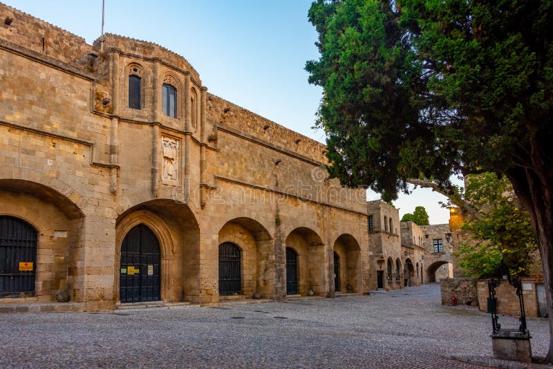 Archaeological Museum of Rhodes in Greece Stock Image - Image of ...