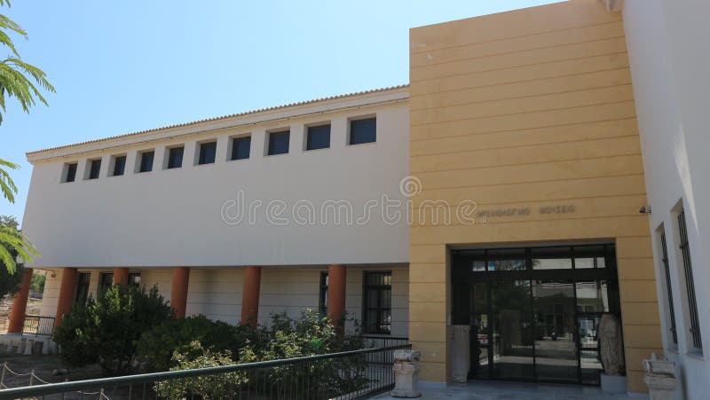 Archaeological Museum of Samos Editorial Photo - Image of exterior ...