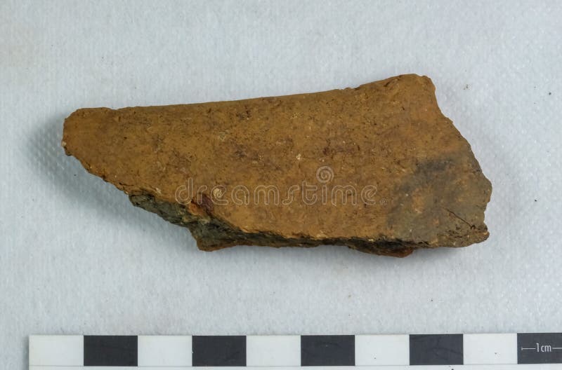 Archaeological Pottery Sherd. Stock Photo - Image of collect, pottery ...