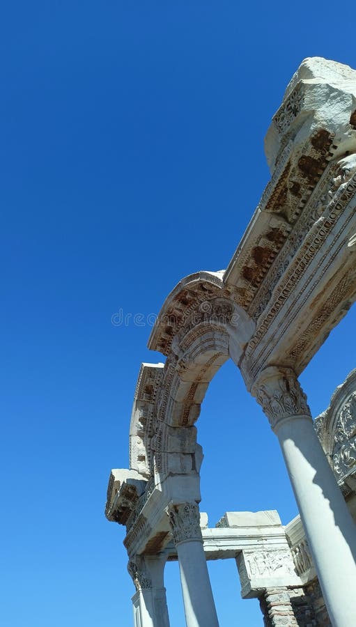 Archaeological , Ruins Ancient City in Turkey Stock Photo - Image of ...