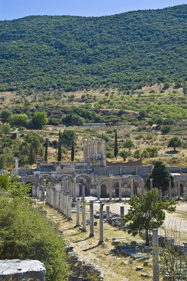 Archaeological Ruins of Efes, Turkey Stock Photo - Image of edifice ...