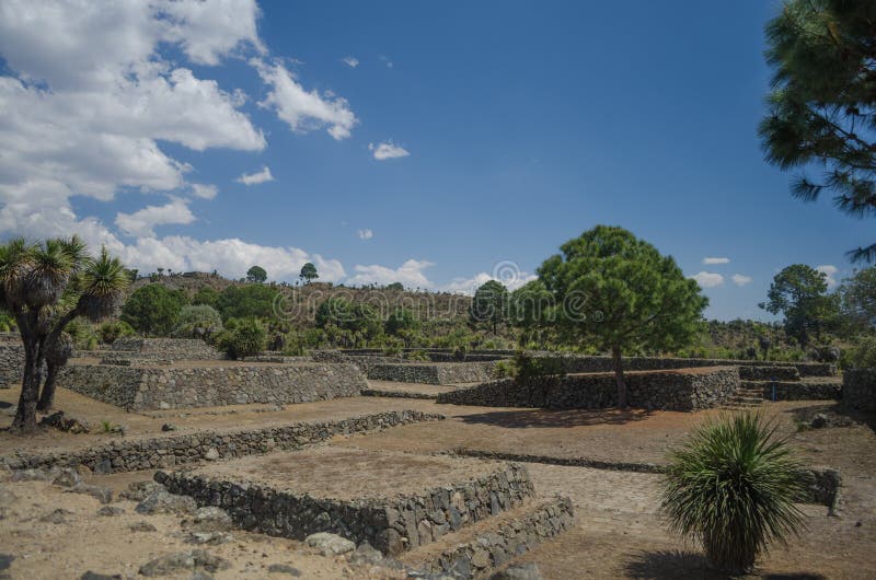 Archaeological Ruins in Mexico Editorial Stock Image - Image of ...