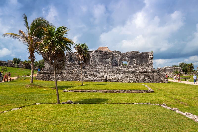 Archaeological Ruins of Tulum Stock Photo - Image of america, holiday ...