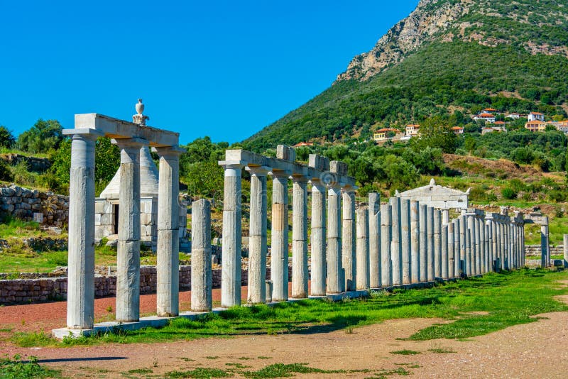 Archaeological Site of Ancient Messini in Greece Stock Image - Image of ...