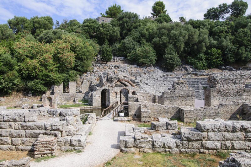 Archaeological Site of Butrint Albania Europe Editorial Photo - Image ...