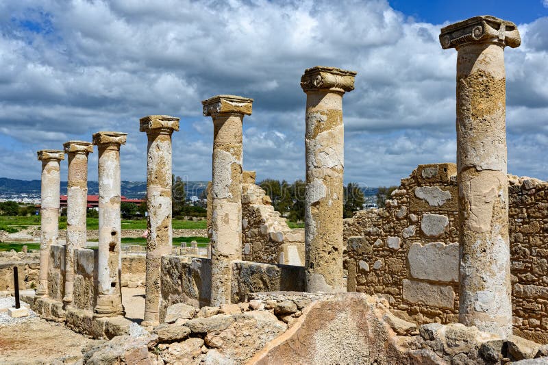 Archaeological Site in Cyprus Stock Image - Image of culture ...