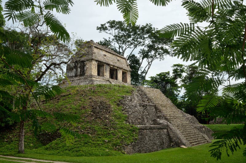 Pyramid in the Ancient Mayan City of Copan in Honduras. Stock Photo ...