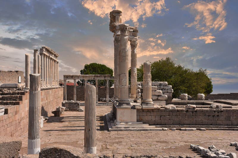 Archaeological Structures, Ancient Columns and Sites Stock Photo ...