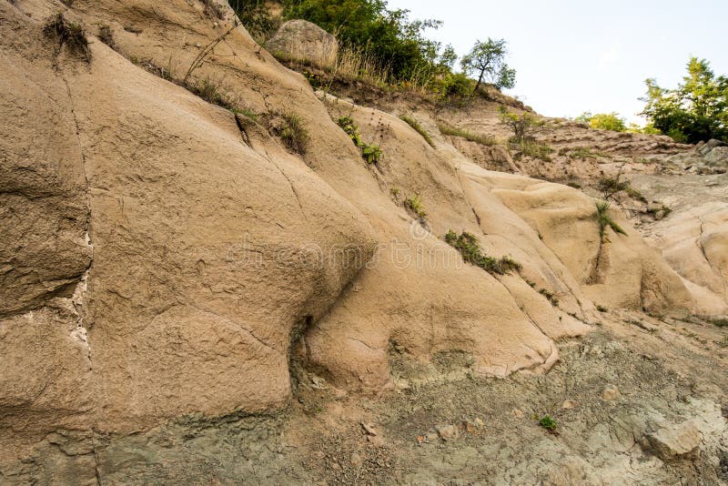Archaeology Layers at Dig Site Stock Image - Image of level ...