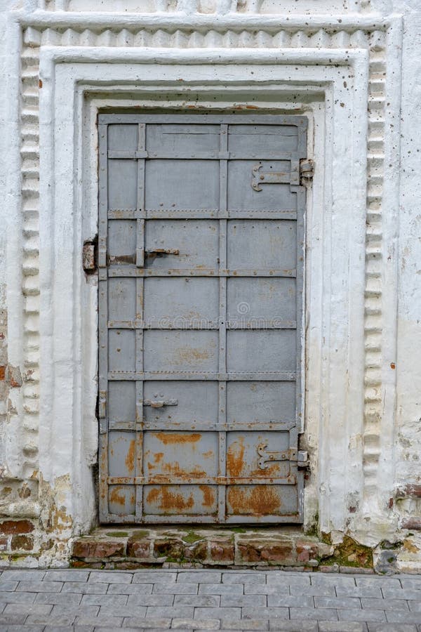 Archaic Iron Door with Rust Stock Photo - Image of iron, burner: 155531116