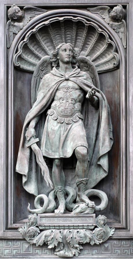 Archangel Michael stock image. Image of decorative, human - 6575209