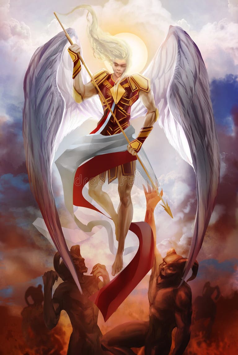 Saint Michael Stock Illustrations – 355 Saint Michael Stock ...