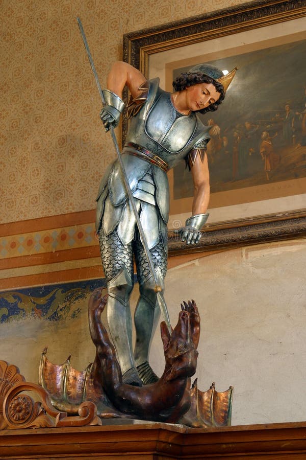 Archangel Michael stock image. Image of jesus, angelic - 85028045