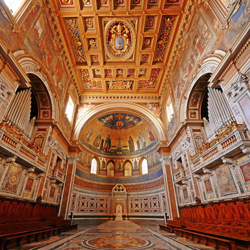 Archbasilica De St John Lateran - San Giovanni Dans Laterano - Plafond ...