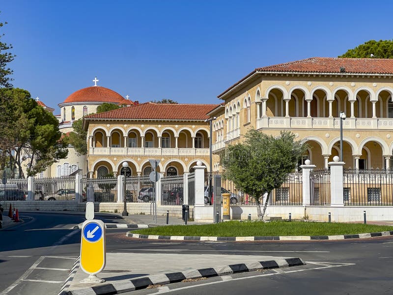 Archbishop S Palace in Nicosia, Southern Cyprus Stock Image - Image of ...
