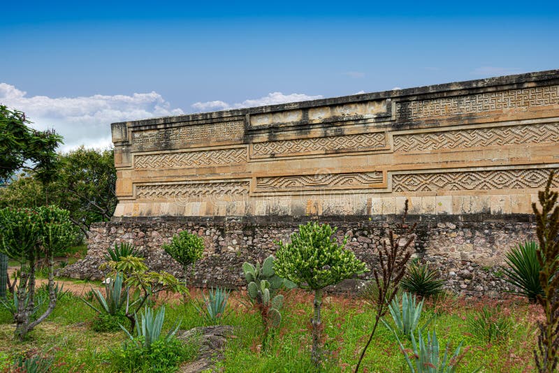 Archeaological Site of Mitla, in Oaxaca, Mexico Stock Photo - Image of ...