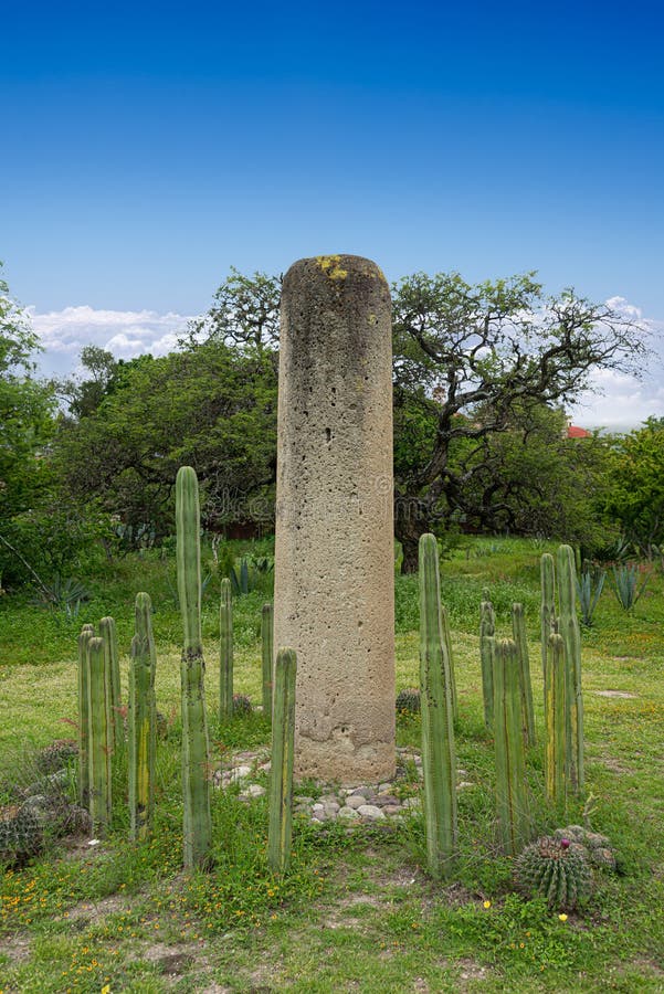 Archeaological Site of Mitla, in Oaxaca, Mexico Stock Image - Image of ...