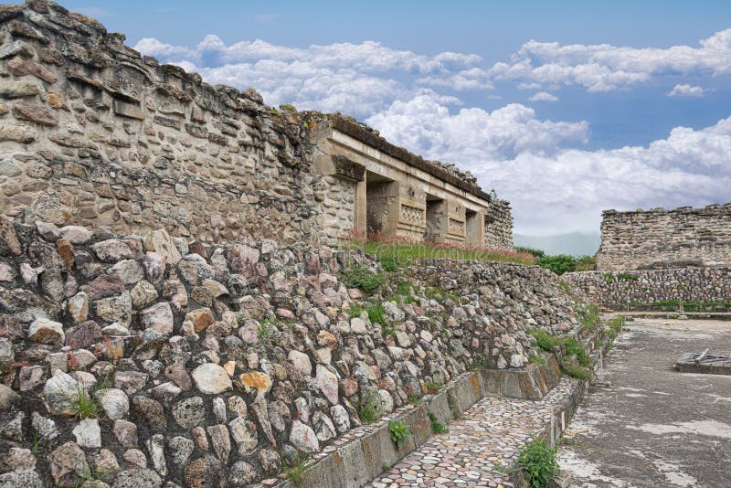 Archeaological Site of Mitla, in Oaxaca, Mexico Stock Photo - Image of ...