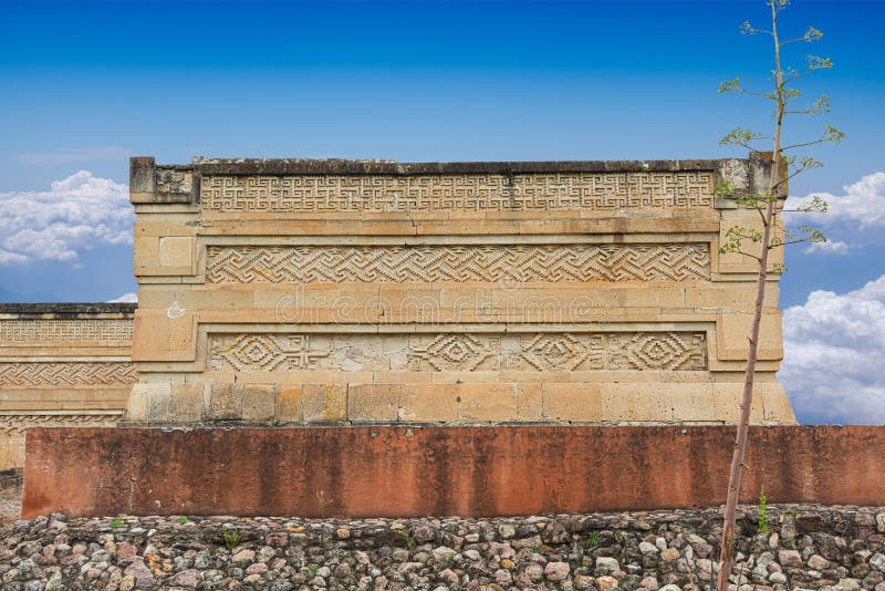 Archeaological Site of Mitla, in Oaxaca, Mexico Stock Photo - Image of ...