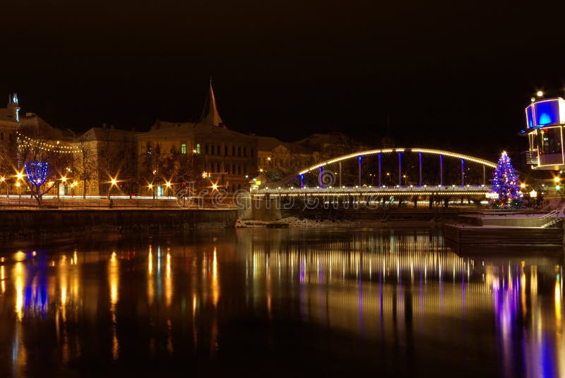 Arched Bridge in Tartu stock image. Image of municipal - 4873929