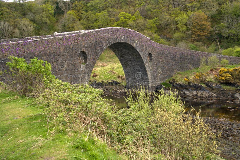 Arched Bridges of Rural Scotland Stock Image - Image of stone, outdoor ...
