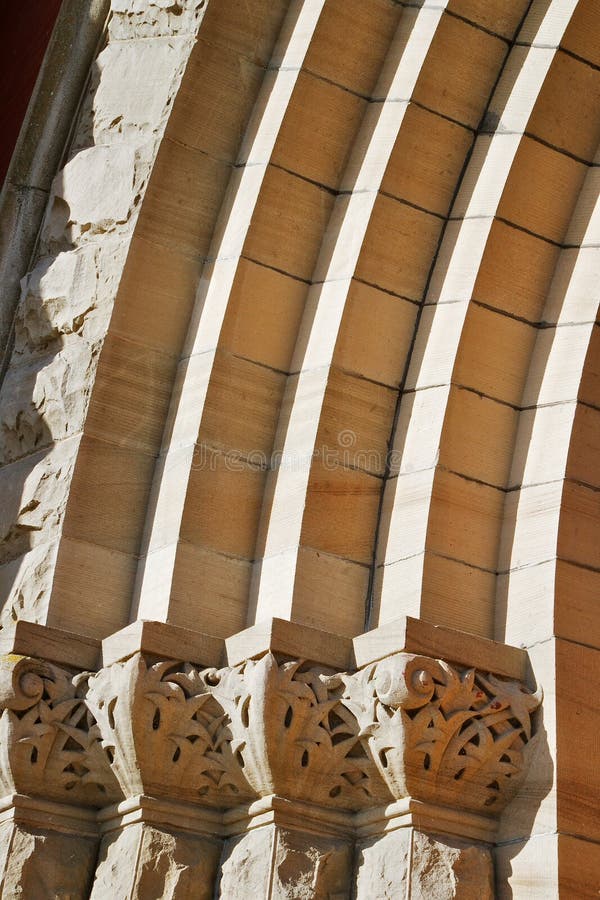Arched Building Bricks HDR stock photo. Image of rock - 16964000
