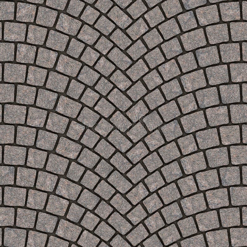 Arched Cobblestone Pavement Texture 074 Stock Illustration ...