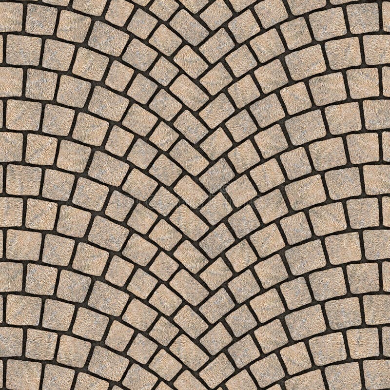 Arched Cobblestone Pavement Texture 011 Stock Illustration ...