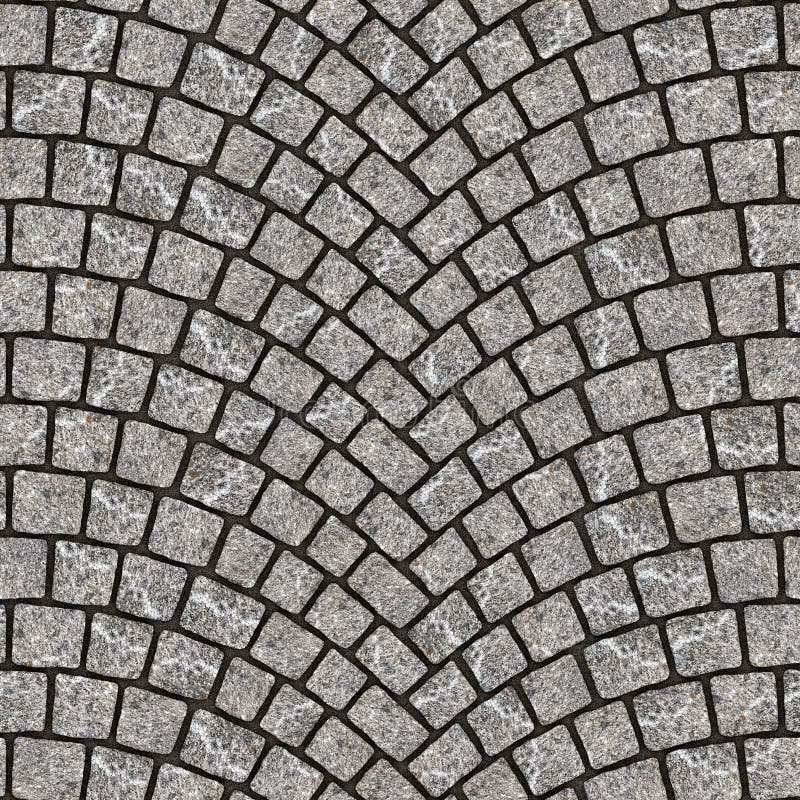 Arched Cobblestone Pavement Texture 062 Stock Illustration ...