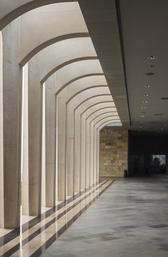 Arched corridor stock photo. Image of catholics, architecture - 27909530