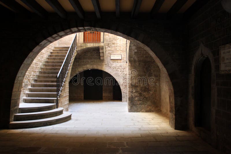Arched entry way stock photo. Image of courtyard, archway - 25330614