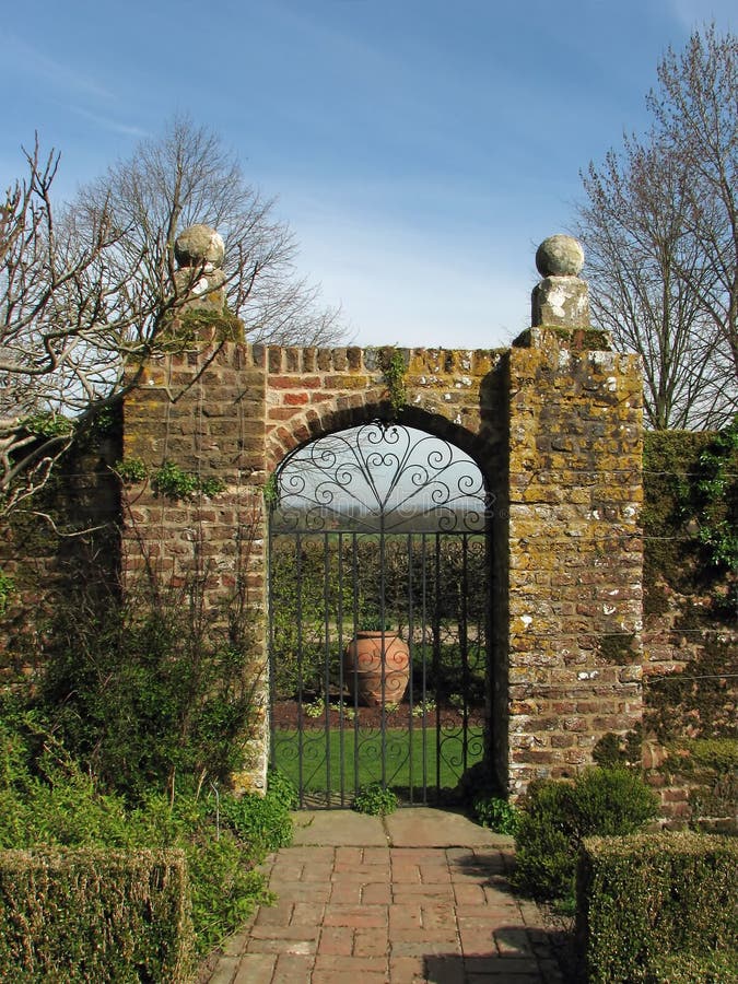 Arched Gate stock photo. Image of formal, april, architecture - 23124590