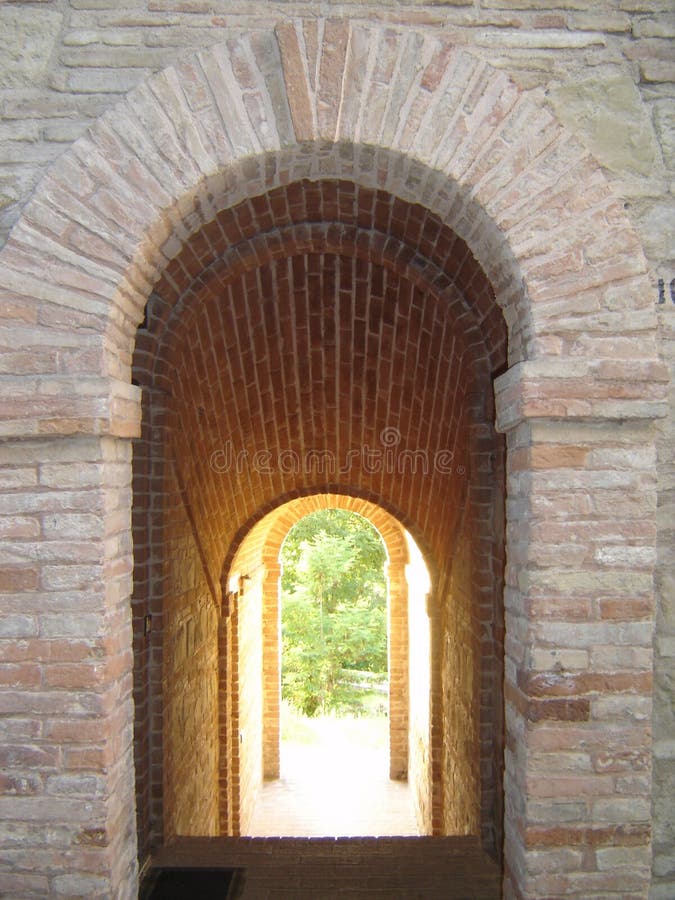 Arched Gate stock image. Image of marche, antique, stone - 2737705