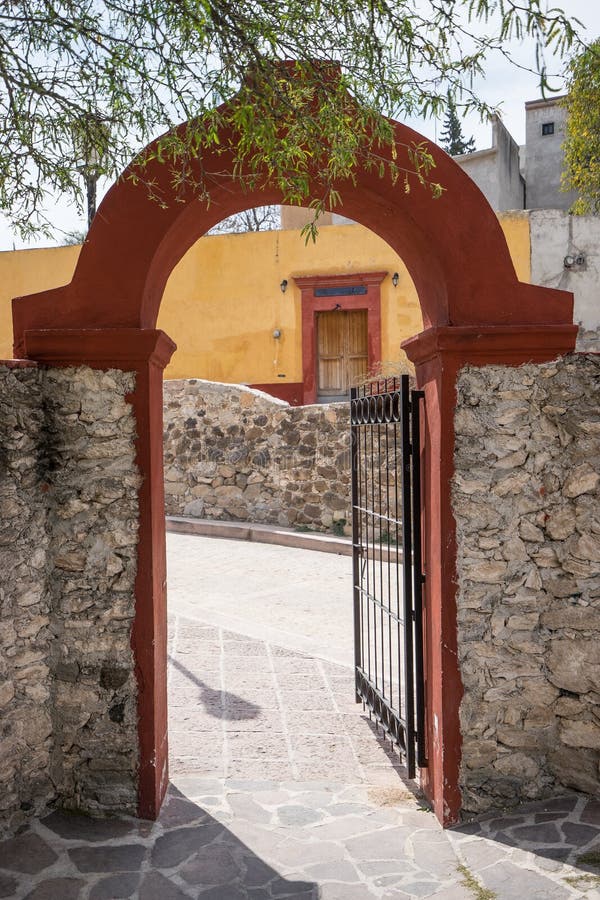 Arched gate in Mexico stock image. Image of arched, gate - 71389445