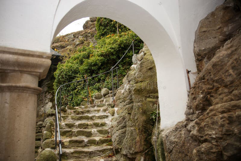 Arched Gate To the Stone Stairs in the Park Stock Photo - Image of ...