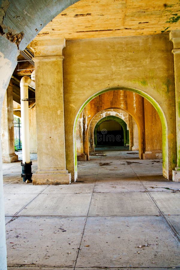 Arched Interiors of Labyrinth Stock Photo - Image of doorway, travel ...