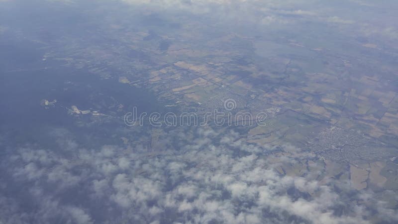 Arched Lines of Fields, Forests and Cities through Stock Footage ...