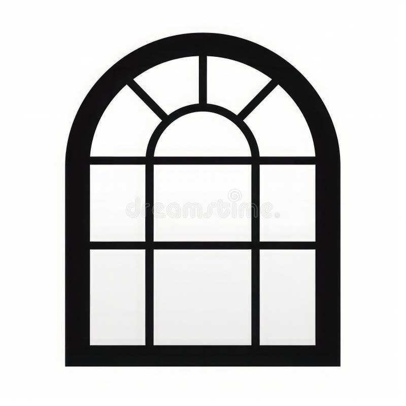 White Arched Window Vector Stock Illustrations – 565 White Arched ...