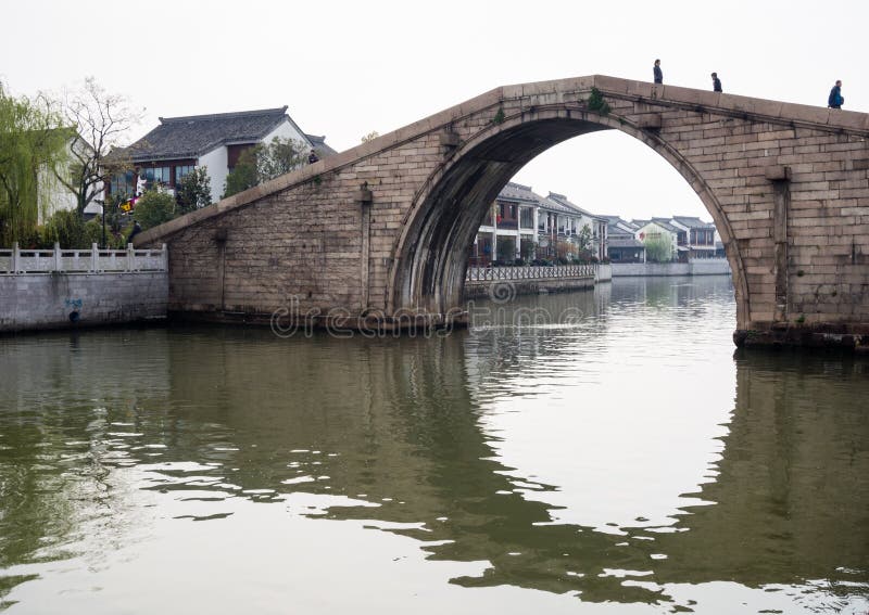Bridge In Suzhou Industry Zone Editorial Photography - Image of water ...
