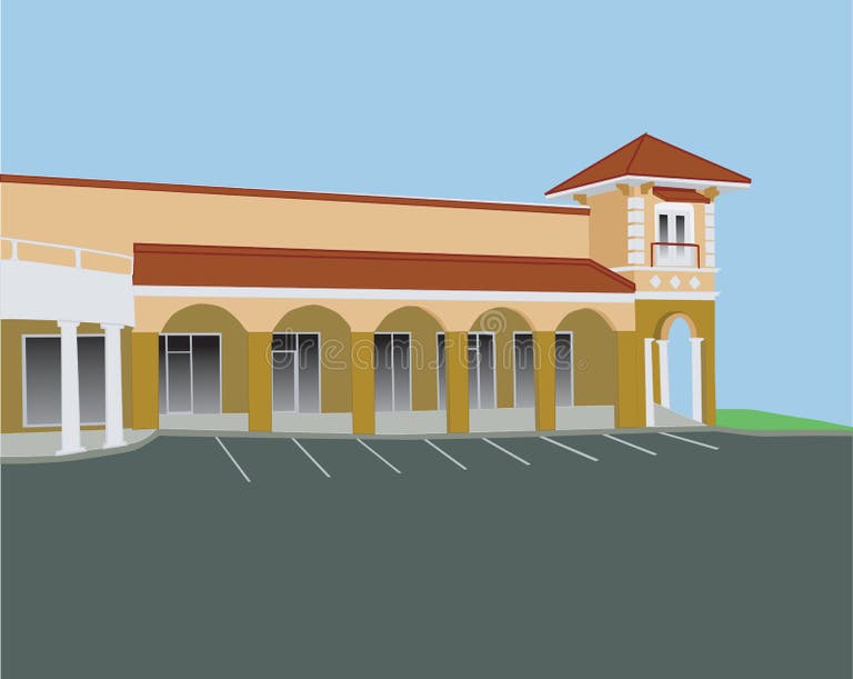 Strip Mall Stock Illustrations – 565 Strip Mall Stock Illustrations ...