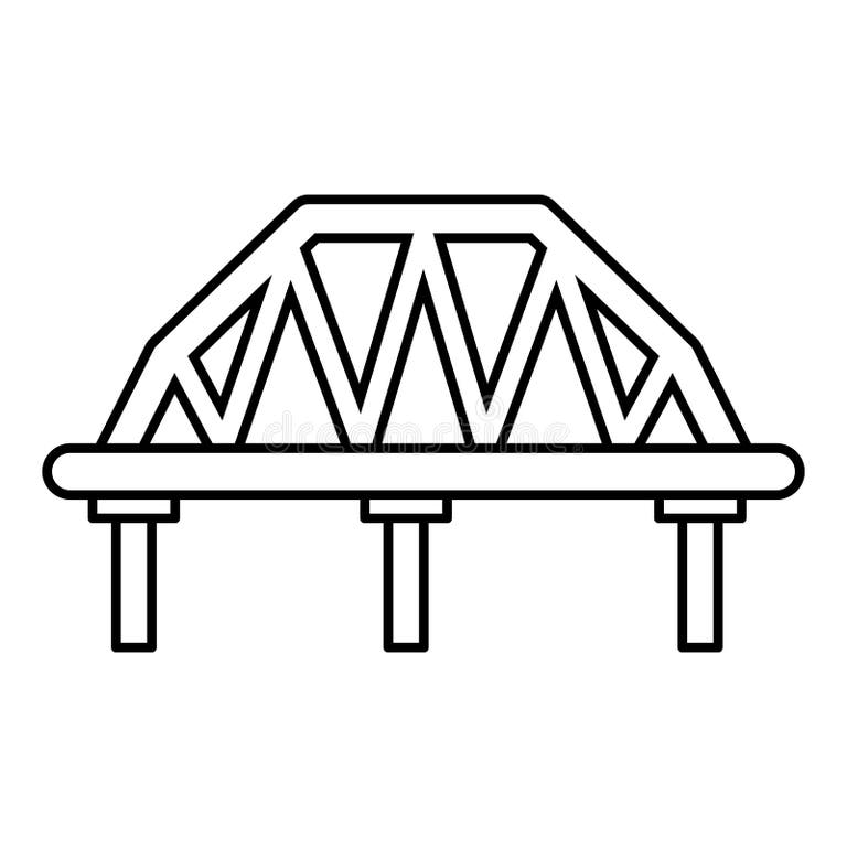 Bridge Outline Stock Illustrations – 18,295 Bridge Outline Stock ...