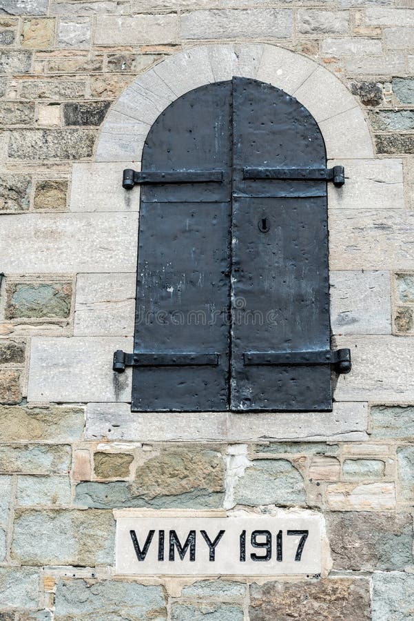 Arched Window at the Citadel in Quebec City Stock Image - Image of ...
