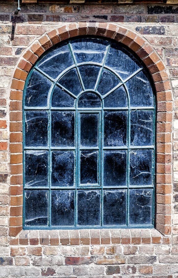 Arched Window Detail Industrial Building Stock Photo - Image of ...