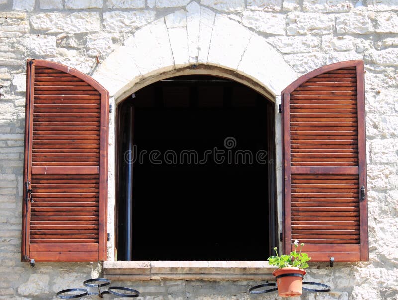 Arched Window stock photo. Image of sunny, decor, pane - 817996