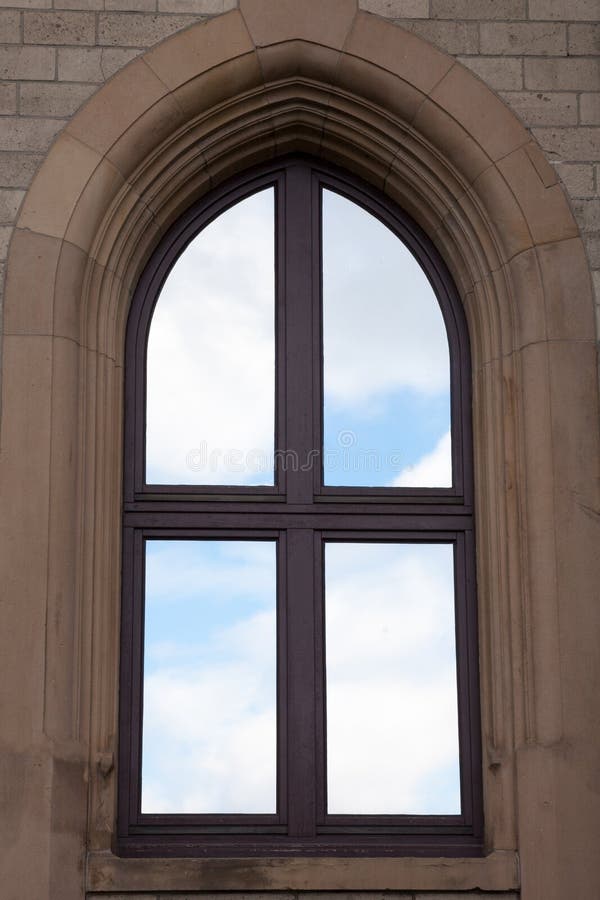 Arched Window with sky stock photo. Image of westphalia - 60056546