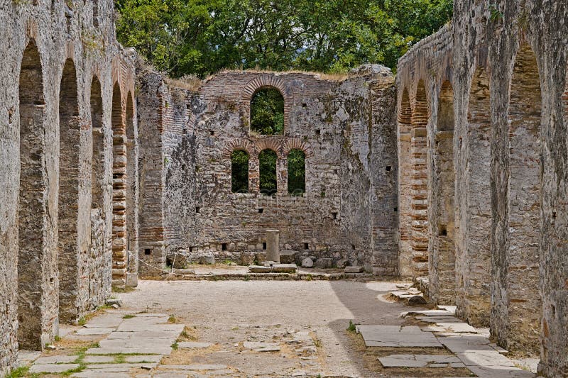 The Archeological Site of Ancient Butrint Stock Photo - Image of ...