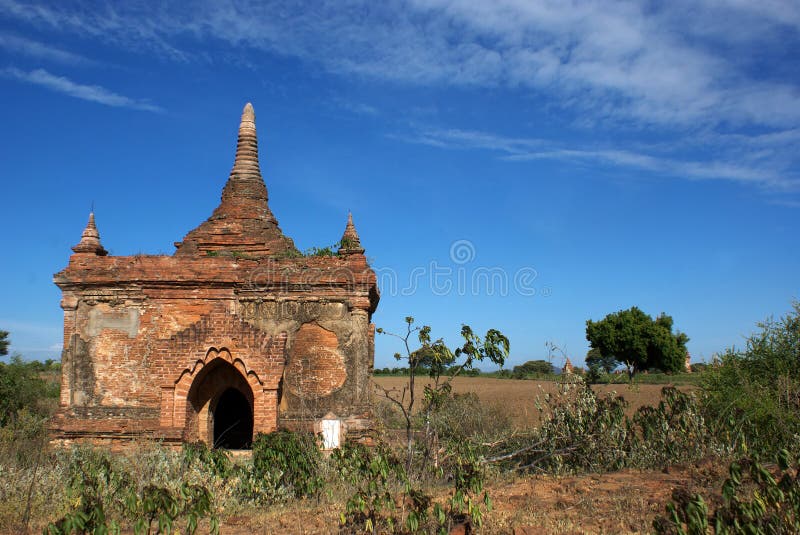 Archeological Site of Bagan - Myanmar | Burma Stock Image - Image of ...