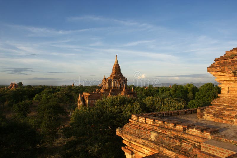 Archeological Site of Bagan - Myanmar | Burma Stock Photo - Image of ...