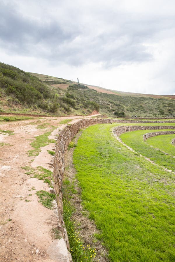 Archeological Site Moray in Cusco Peru. Stock Image - Image of cuzco ...